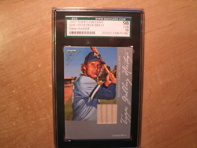 2003 Topps Gallery Game Used Bat Baseball Card - Graded Gem Mint 10 - G ...