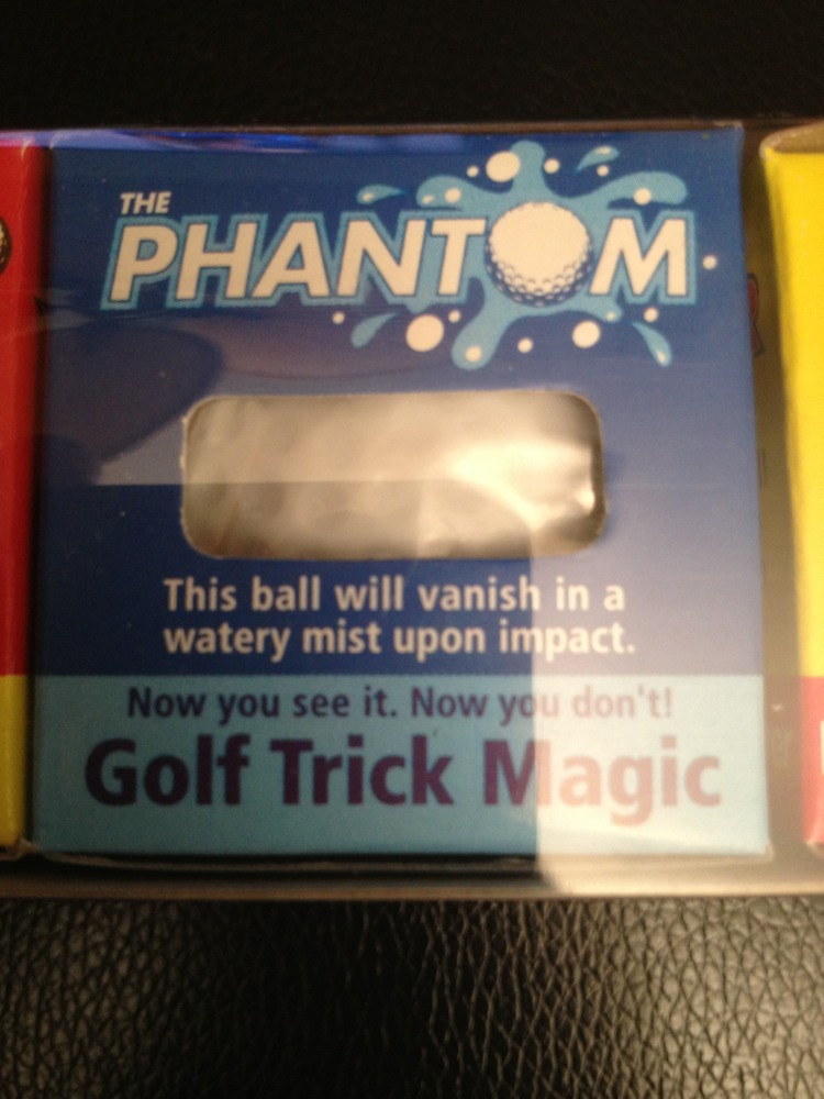 4 Classic Trick Golf Balls In A Gift Pack! Fun, Humor, Gag, Novelty ...
