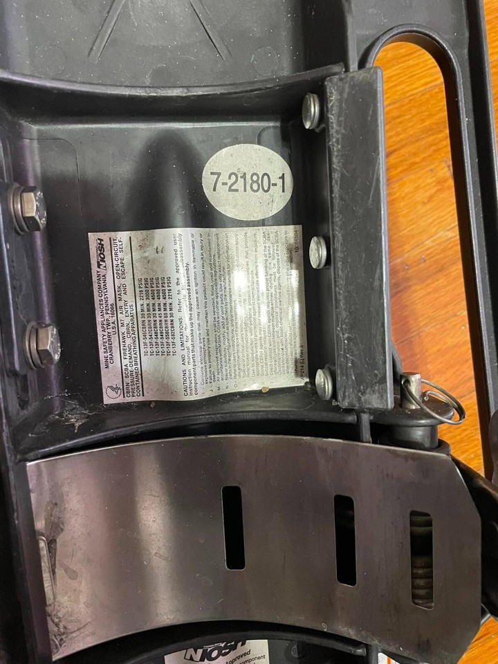 MSA SCBA Harness Rescue Equipment Tested See Details Firehawk M7 | eBay