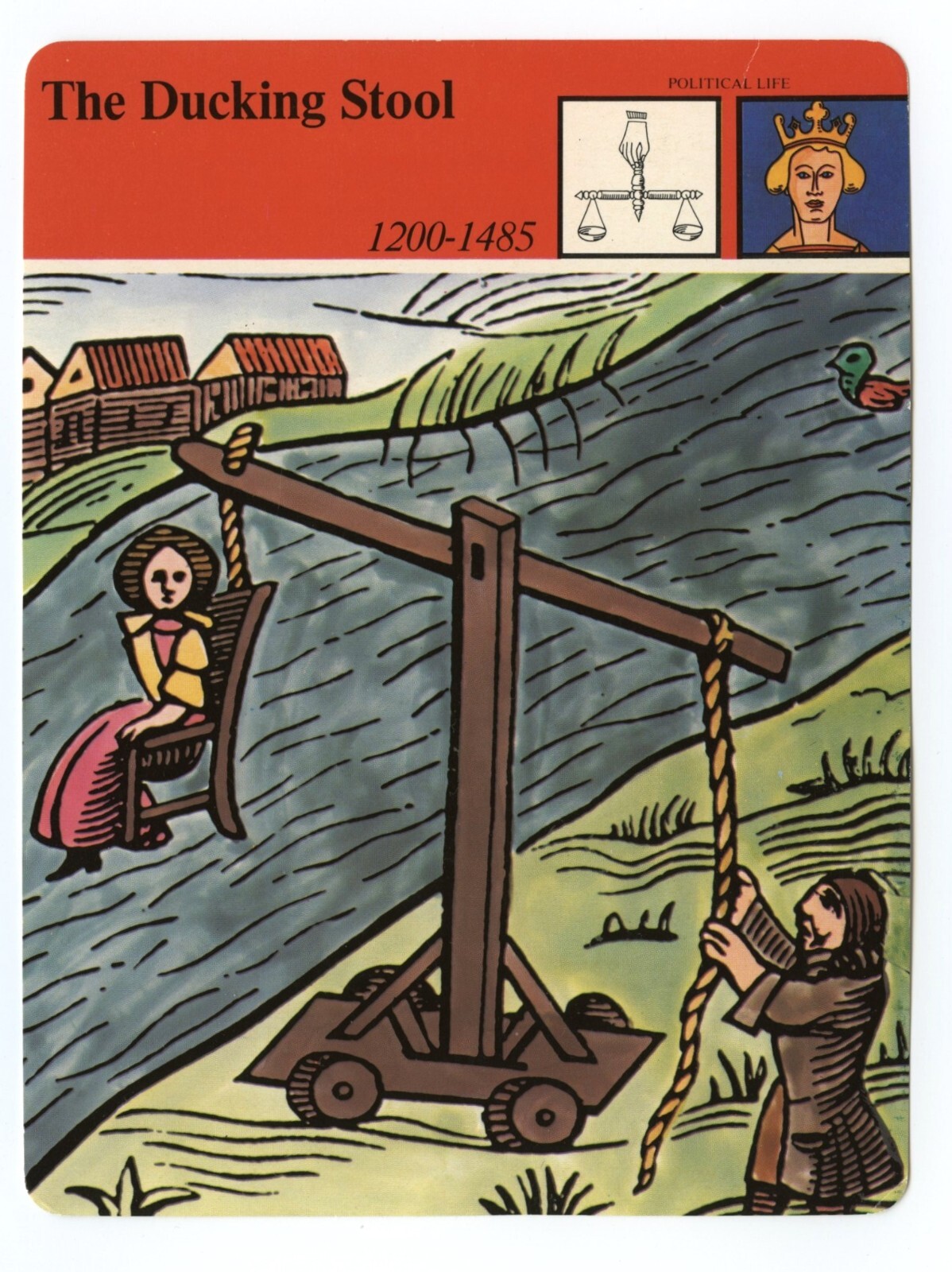 The Ducking Stool - Political Life Edito Service British Heritage Card ...