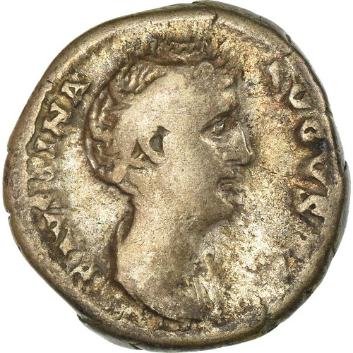 [#861194] Coin, Faustina I, Denarius, 141, Rome, Rare, VF, Silver, RIC ...