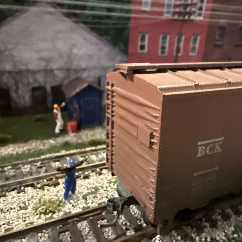 HO SCALE BUFFALO CREEK FLOUR BCK Unnumbered 40' BOX CAR WEATHERING MW ...