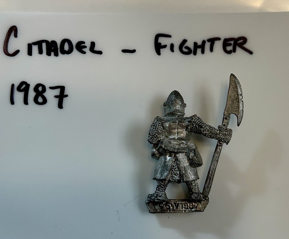 Warhammer Fantasy Empire Fighter Metal Citadel Opp Oldhammer 1987 | eBay