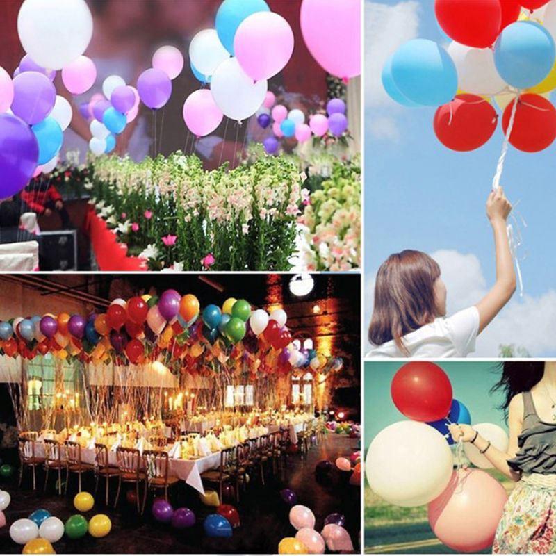 1 to 250 12" 40 Colors High Quality Pearl Latex Thick Party Balloons 3 ...