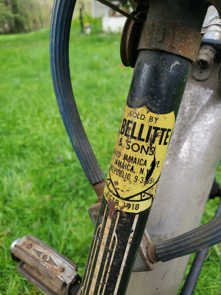 Black Schwinn 1956 6 Speed Corvette Cruiser Bicycle Benelux Derailleur ...