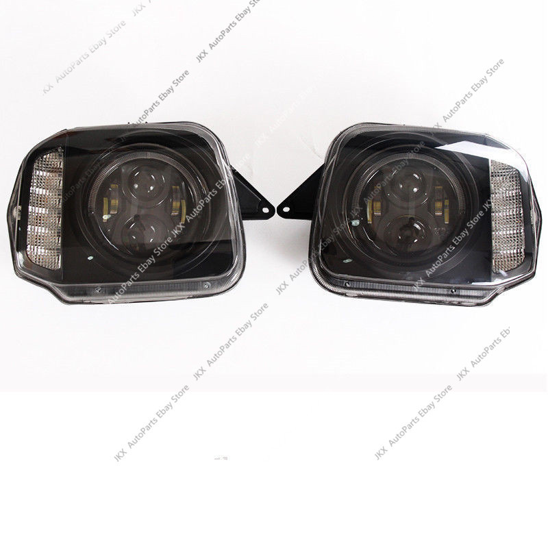 LED DRL Angel Eye Projector Head Lights for Suzuki Jimny JB23/JB33/JB43 ...