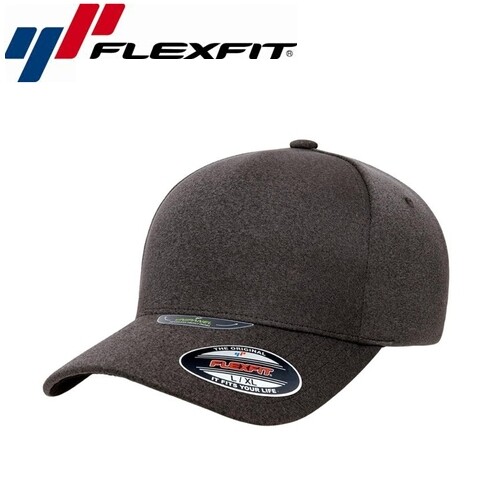 Flexfit 110F One Ten Snapback Red Baseball Cap L/XL Dunkel Heather Grau ...