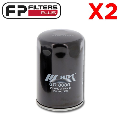 2 x SO8000 HIFI Oil Filter Fits Kohler, Rotair, Lombardini 2175280S ...