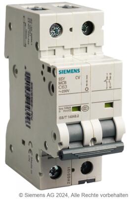 Siemens Leitungsschutzschalter Typ 5SY4210-7 CV / 5SY42107 / 2P 400V / C10 NEU | eBay.de