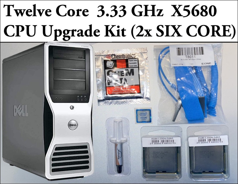 Twelve Core DELL Precision T5500,T7500 processor CPU Processor Upgrade ...