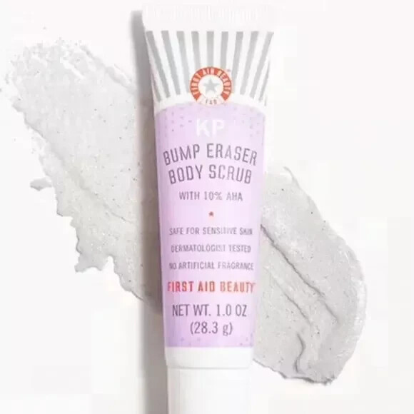 FAB FIRST AID BEAUTY KP Bump Eraser Body Scrub 1 oz / 28.3g Travel Size ...