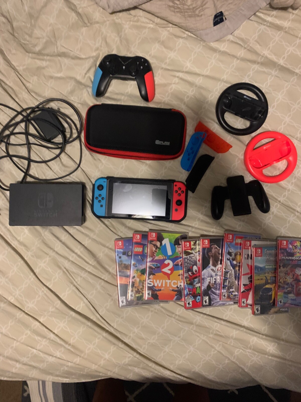Nintendo Switch 32GB Handheld Console - Neon Red/Neon Blue 45496882174 ...