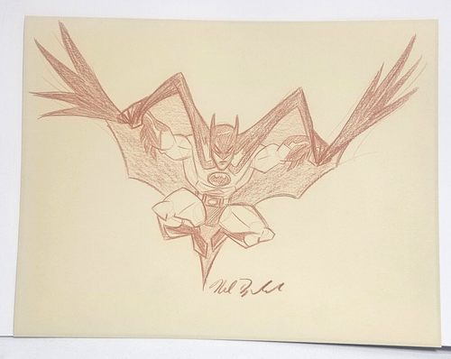 WB Illustrator Michael Borkowski Batman Original Artwork 11 x 8.5 | eBay