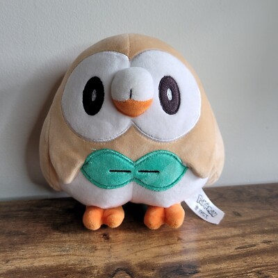 Pokemon Rowlet Plush Wicked Cool Toys Stuffed Animal Nintendo 2018 WCT ...