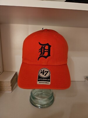 Detroit Tigers '47 Brand Orange Clean Up Adjustable Dad Hat | eBay