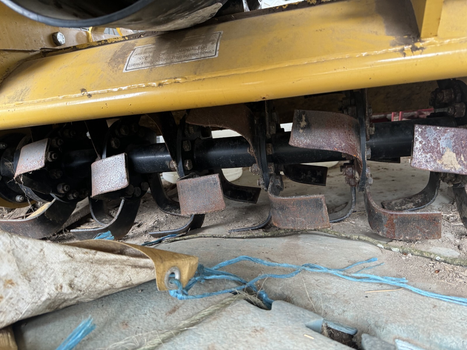 tractor rotary tillers, used, yellow, | eBay