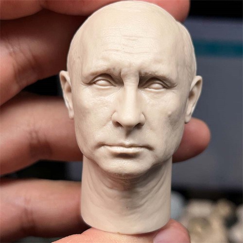 Blank 1/6 Scale StrongMan President Leaders Head Sculpt Unpainted Fit ...