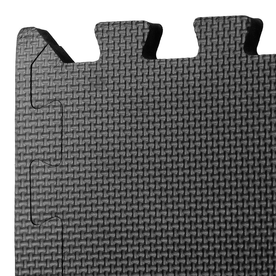 Exercise Mat 24''x0.5'' EVA Interlocking Foam Floor Mat Gym Workout Mat ...