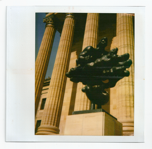 POLAROID Photo Jacques Lipchitz Prometheus Sculpture Philadelphia ...