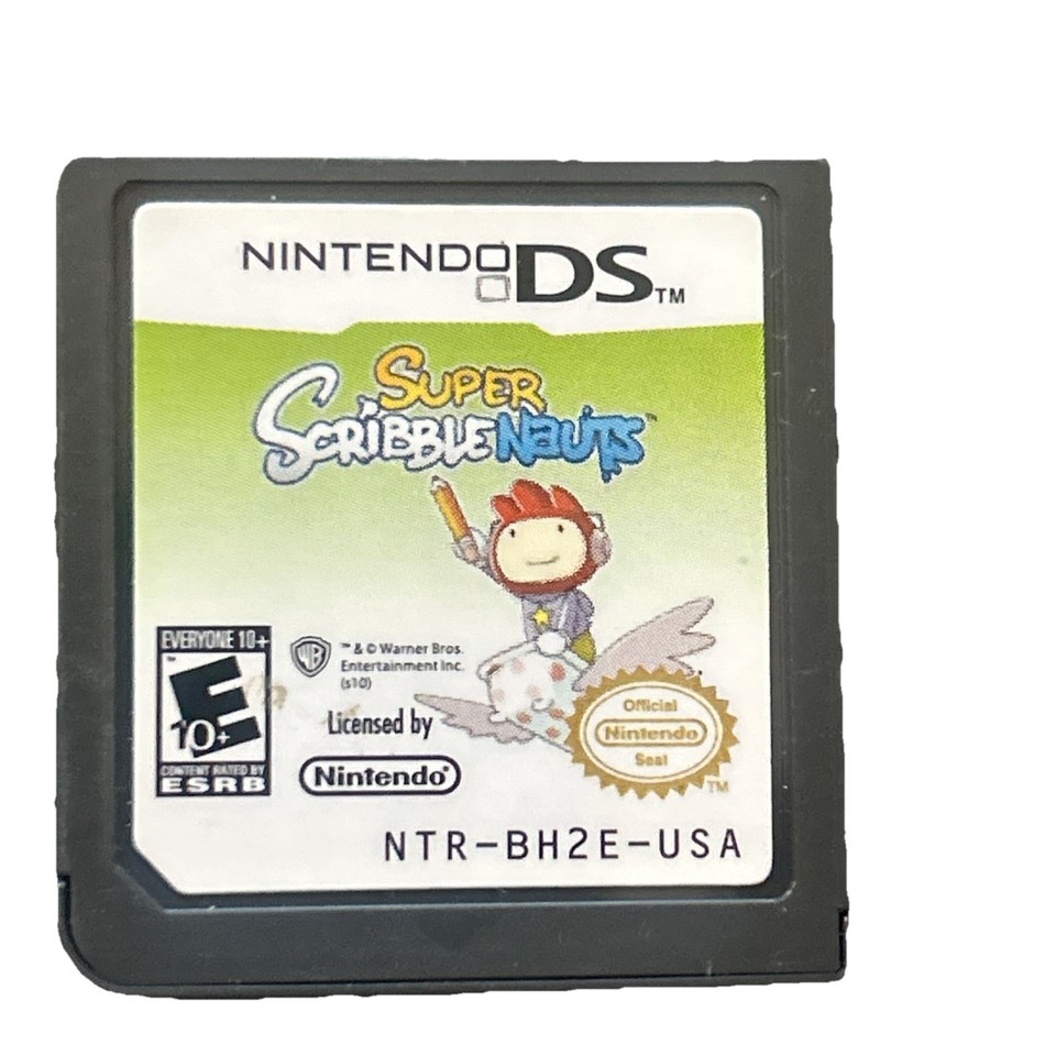 Super Scribblenauts (Nintendo DS, 2010) - Game Cartridge Only Tested ...