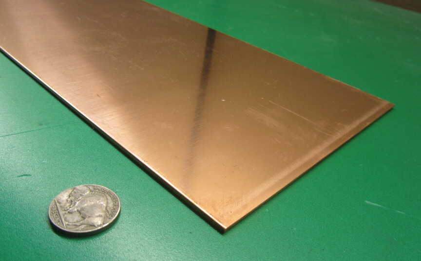 110 Copper Bar H02 .093" Thick x 6.0" Wide x 36.0" Length | eBay