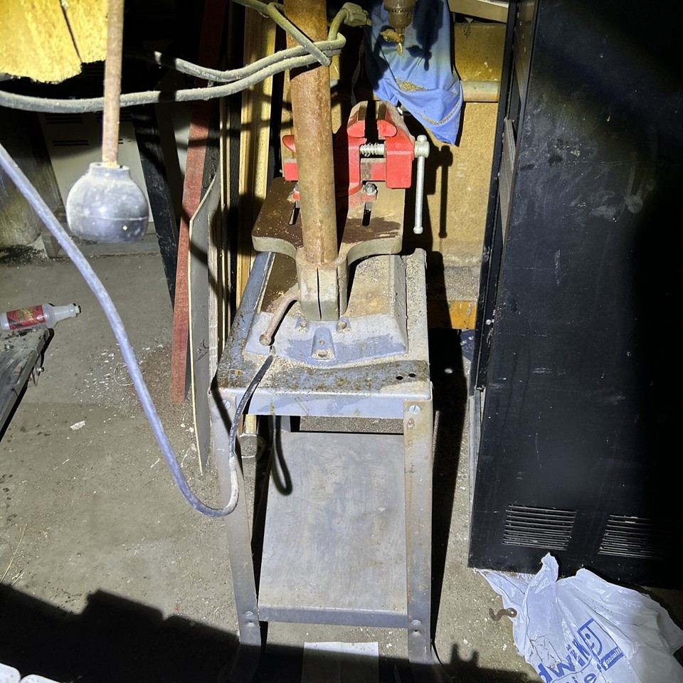 Vintage Delta Rockwell Radial Drill No 11-280 With Splayed Leg Stand | eBay