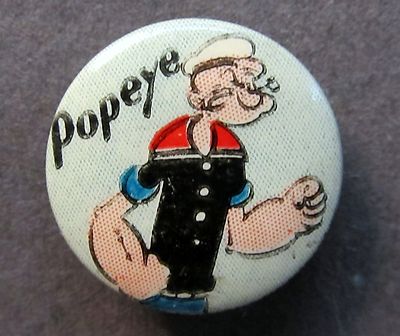 rare 1930's POPEYE full color celluloid pinback button * | eBay