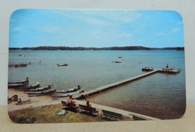 Three Rivers Michigan Postcard Unused Corey Lake Penrod Studio Berrien ...