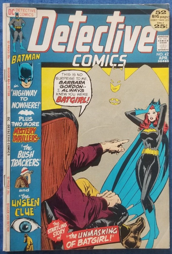 Detective Comics 422 April 1972 Batman, Batgirl 6.0 cond. Neal Adams ...