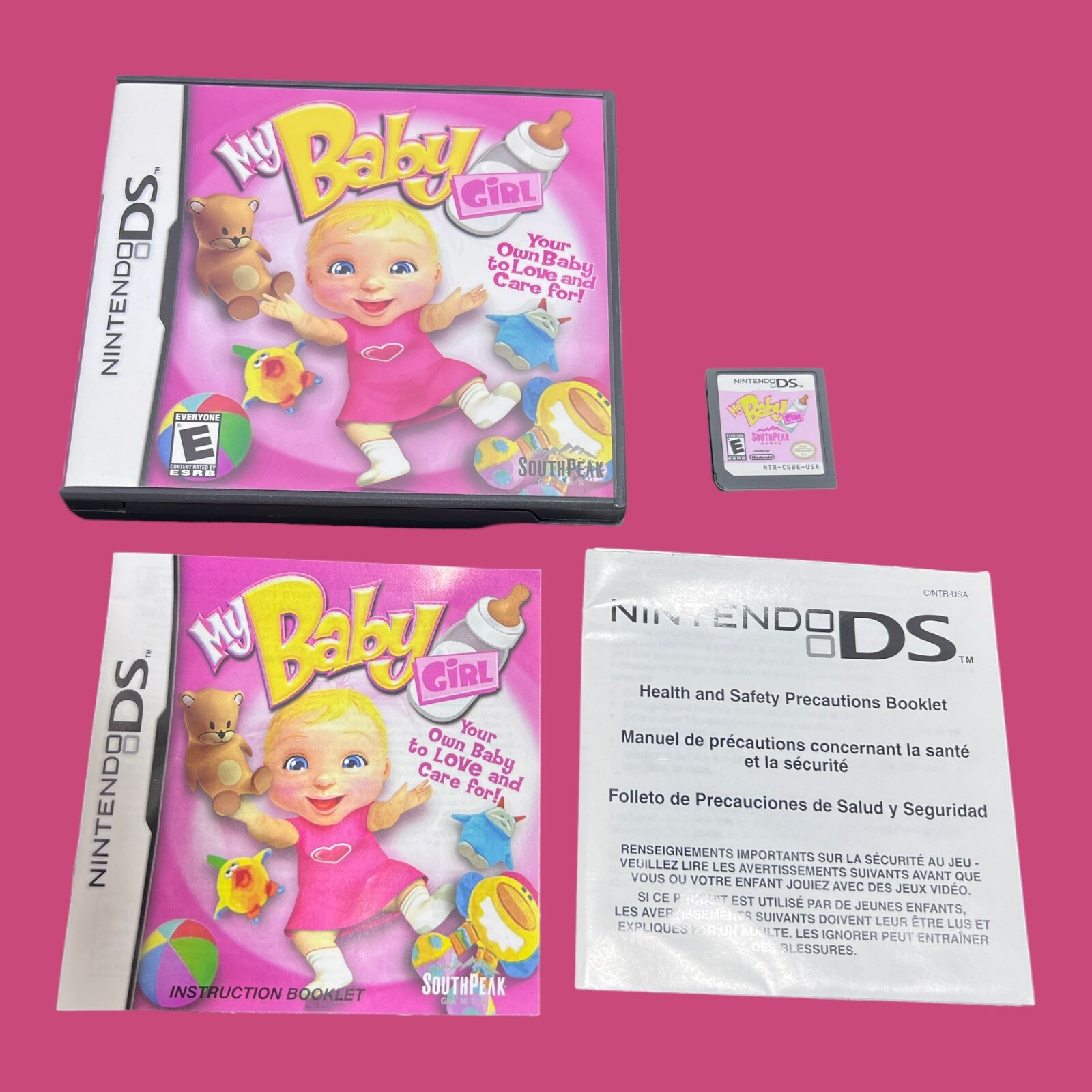 🍼My Baby Girl (Nintendo DS) Dsi 2ds 3ds XL With Case And Art Work ...