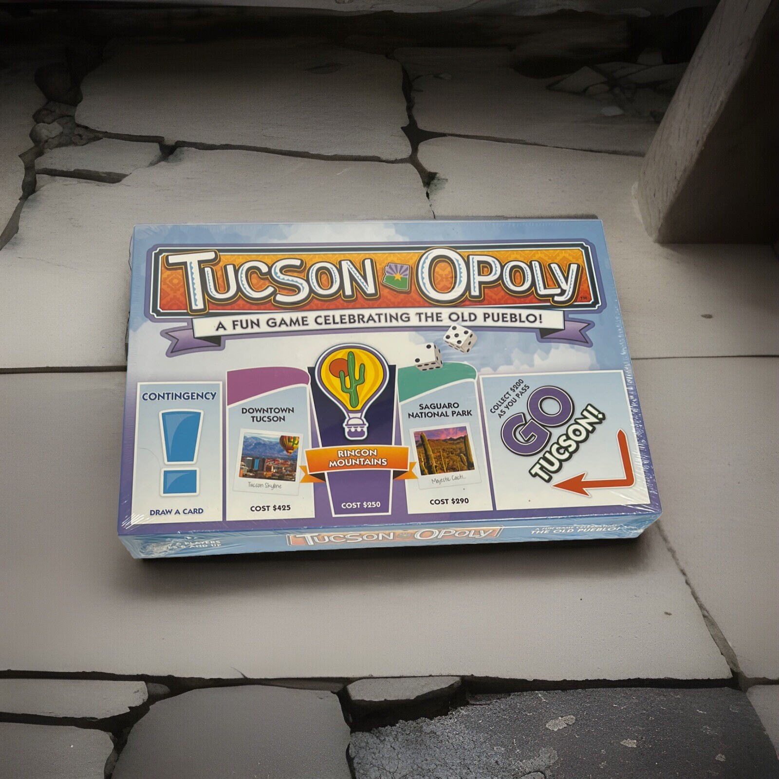 TUCSON OPOLY BOARD GAME The Old Pueblo! (Tucsonopoly) Brand New ...