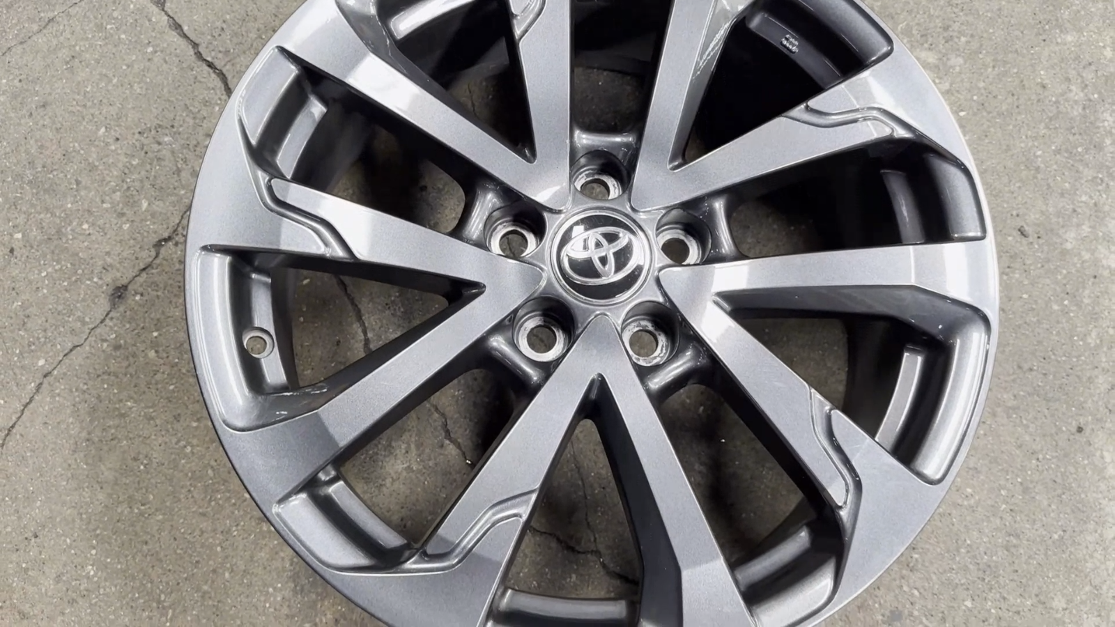 Genuine Used 18x7 TOYOTA CROSS 5x114.3 (4 Wheel) Fit Camry Estima Rush ...