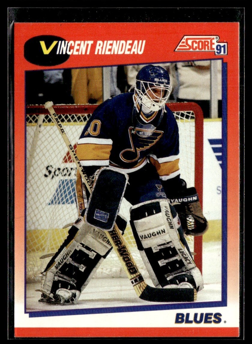 1991-92 Score Vincent Riendeau St. Louis Blues #23 | eBay