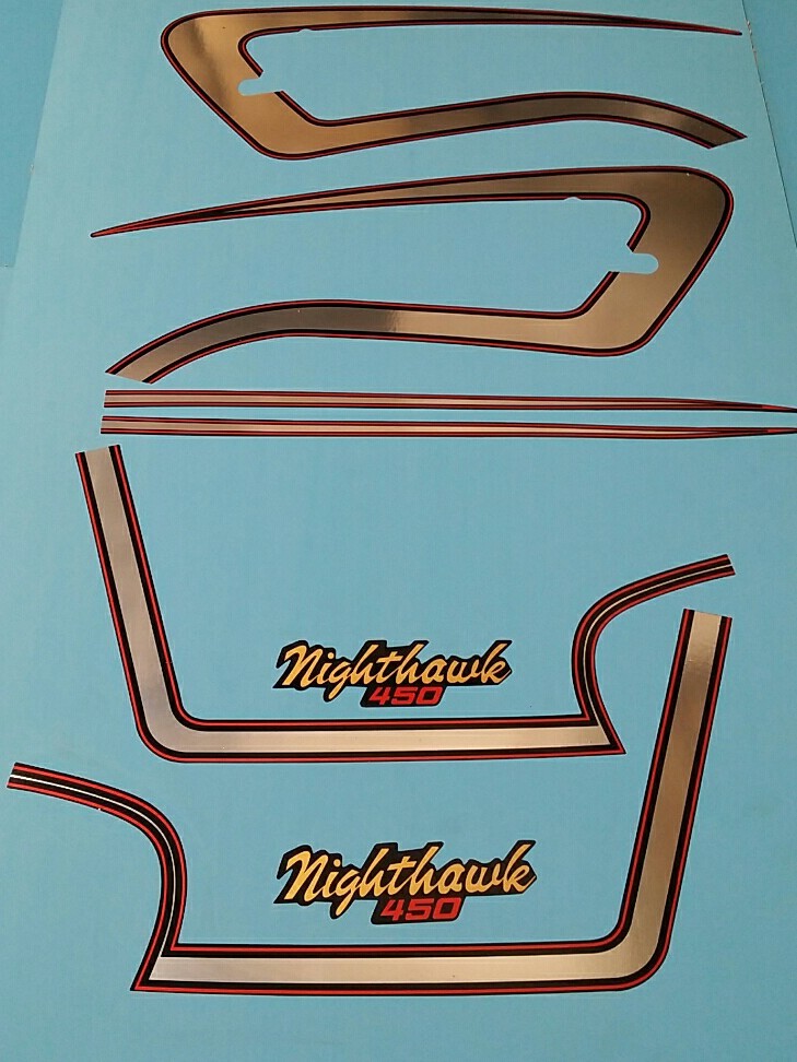 1992 Honda Nighthawk 750 Decals Honda VFR 750 1993 Grey/Black