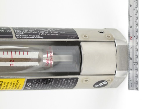ABB D10A11 Glass Tube Flow Meter 1 in. ( 1" ) Pmax/Tmax: 14 bar-95°C ...