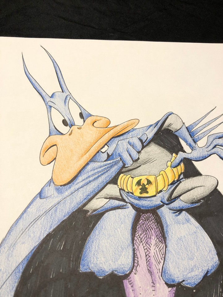 Keith Kez Wilson Art - Batduck - Batman and Daffy Duck Mashup ...