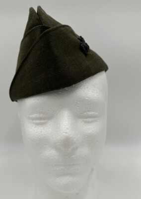 NEW USMC MARINE CORPS MC Green Cap Garrison Men's Cover W/ EGA Choose ...