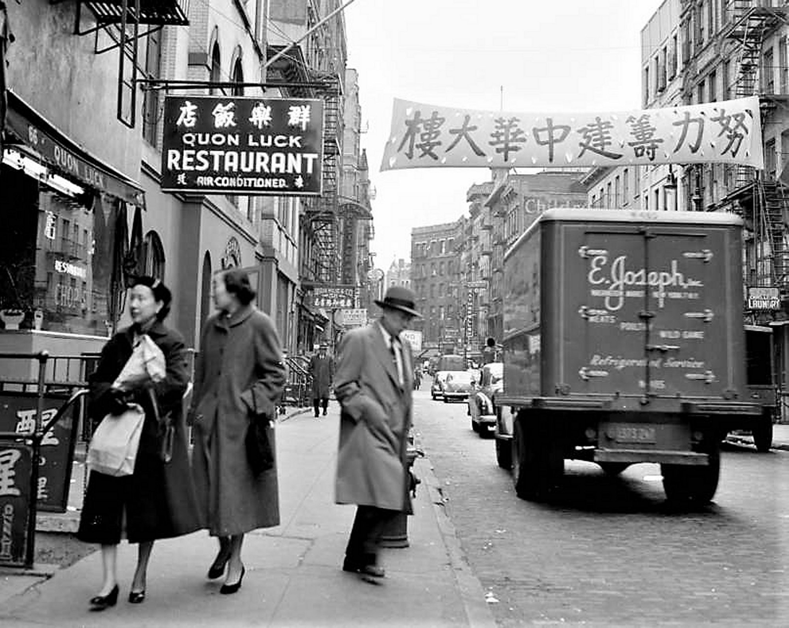 1950s CHINATOWN New York City STREET SCENE Photo (212-g) | eBay
