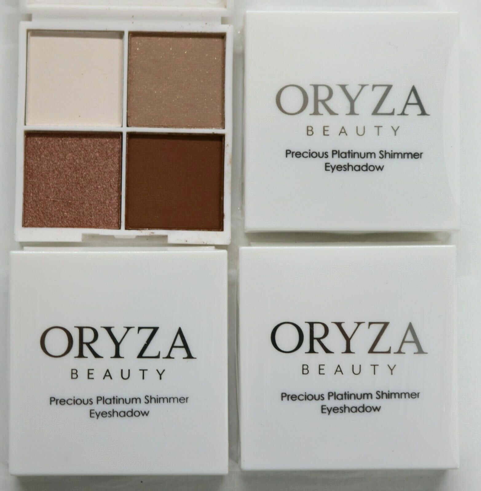 Lot of 4 ORYZA Beauty Precious Platinum Shimmer Eyeshadow Palette New ...