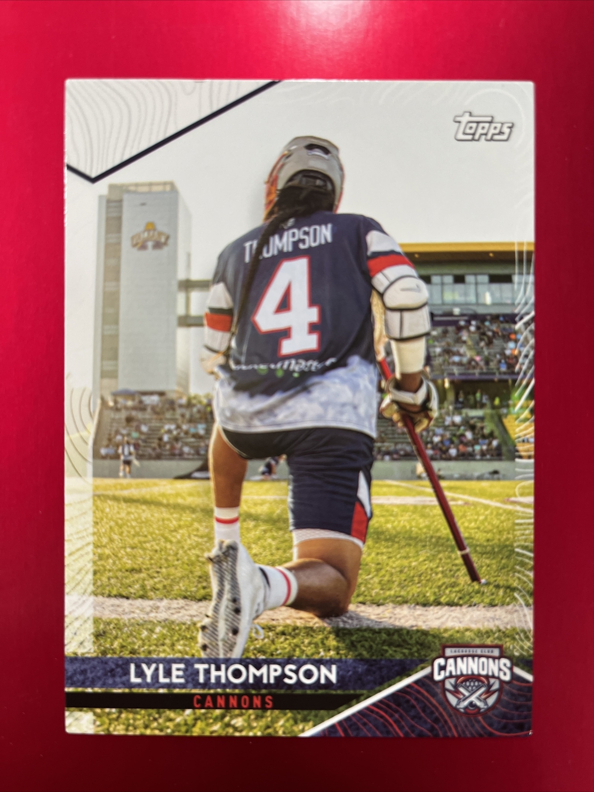 2022 Topps PLL Premier Lacrosse LYLE THOMPSON, Card #185, Cannons 👀🥅🥍🔥 ...