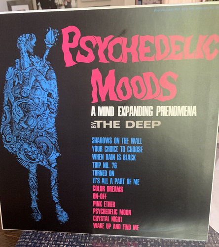 THE DEEP "PSYCHEDELIC MOODS" LONG OOP VOID REISSUE PINK VINYL W PINK 45 ...