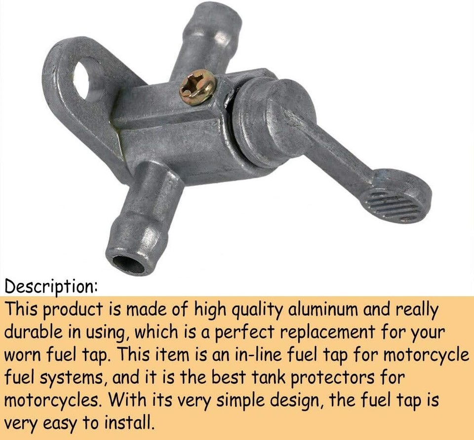 Acxico 1Pcs 5/16' In-Line Straight Fuel Gas Shut Cut Off Valve Switch ...