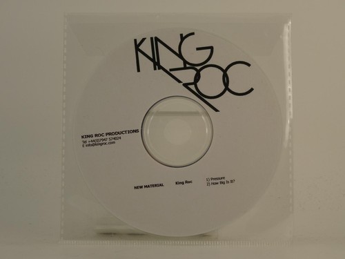KING ROC PRESSURE (H1) 2 Track Promo CD Single including Plastic Sleeve ...