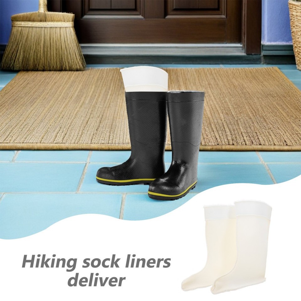 Rain Boots Protective Liner Hiking Sock Liners Hunter Short Socks ...