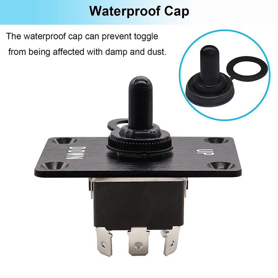 Rocker Toggle Switches Momentary 6 Pin 3 Position (ON)-Off-(ON ...