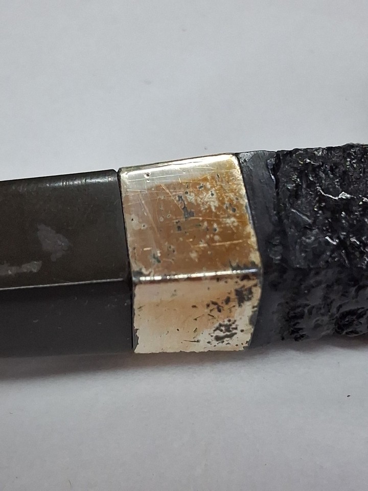 Peterson Bent Bulldog Briar Estate Pipe 80S / Sterling Silver Band ...