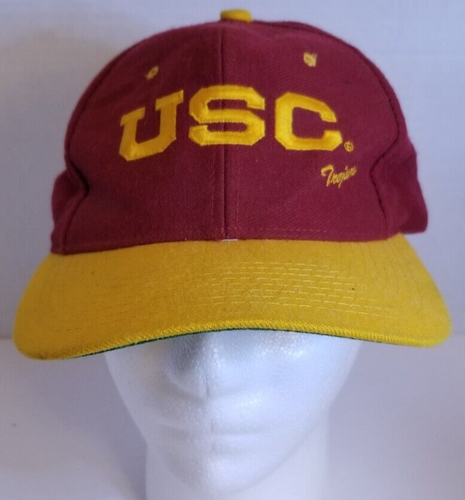 USC Trojans Vintage NCAA Collegiate Red Snap Back Sports Hat Cap ...