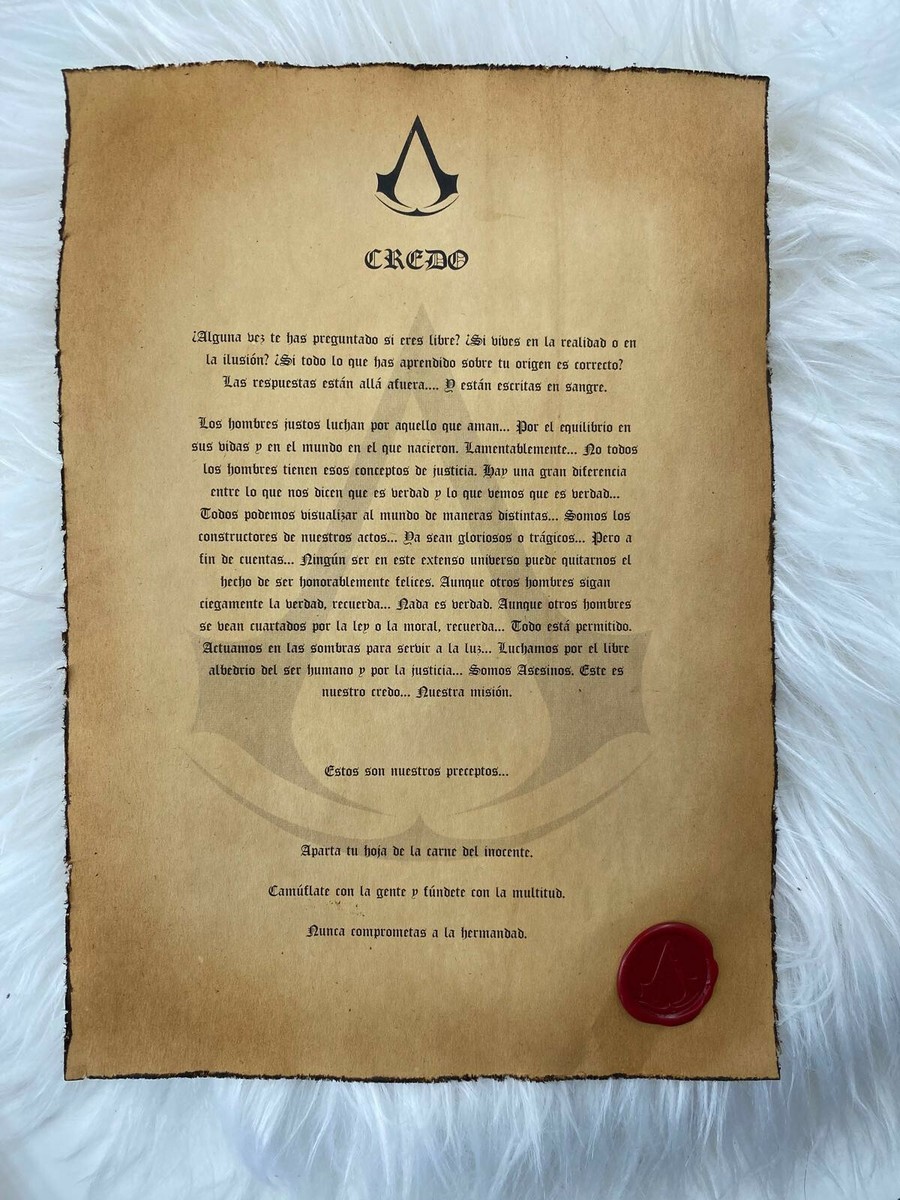 Credo De Asesinos Oculto