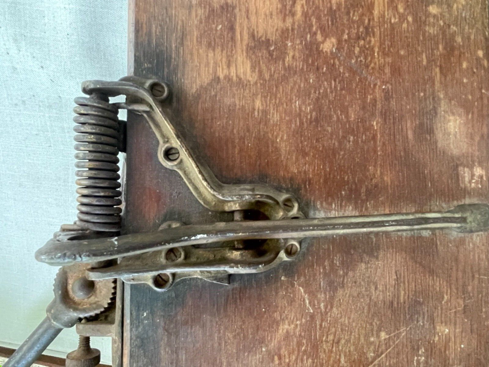 Antique Old Bookbinding Book Repair Making Manuscript Press Spring ...