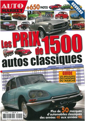AUTO MARKET LES PRIX DE 1500 AUTOS CLASSIQUES CITROEN DS | eBay